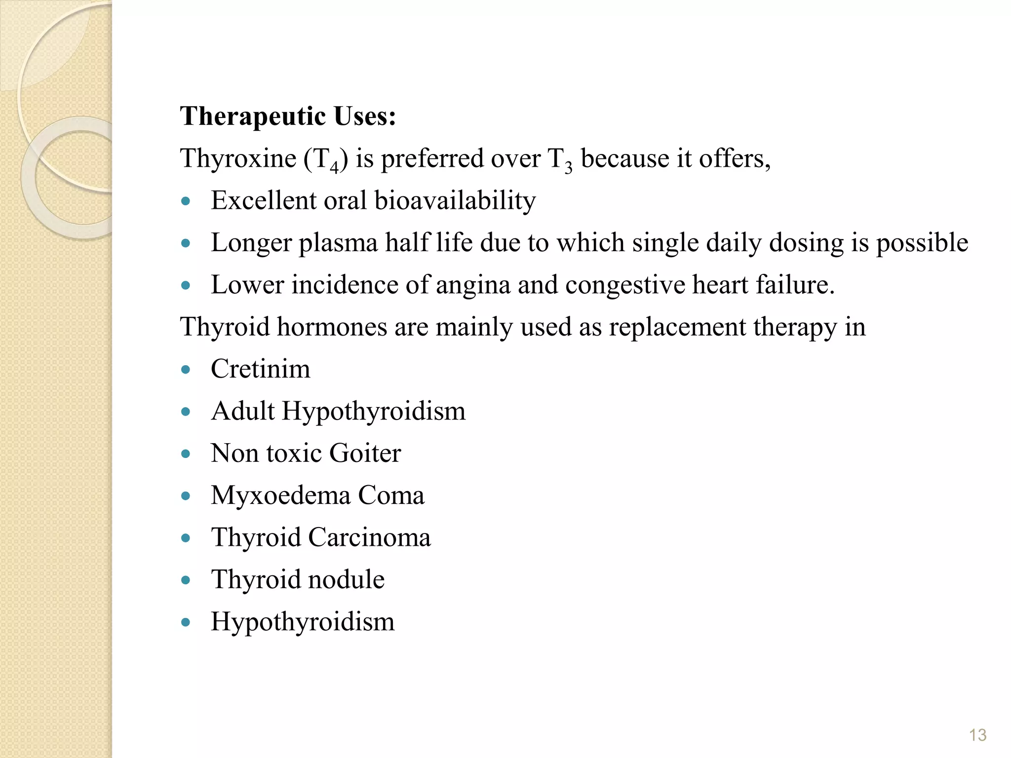 4th unit thyroid and antithyroid drugs | PPTX