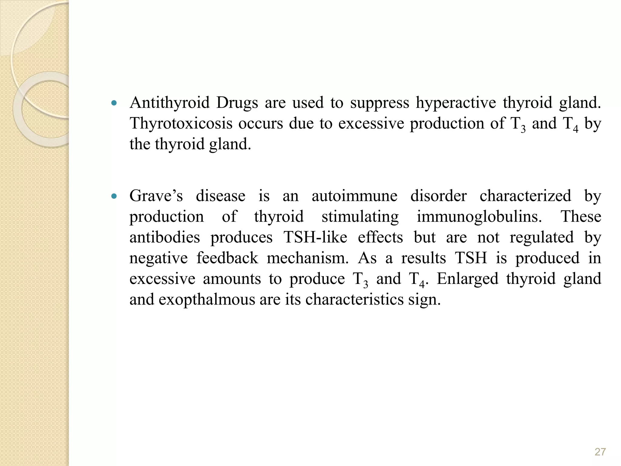 4th unit thyroid and antithyroid drugs | PPTX