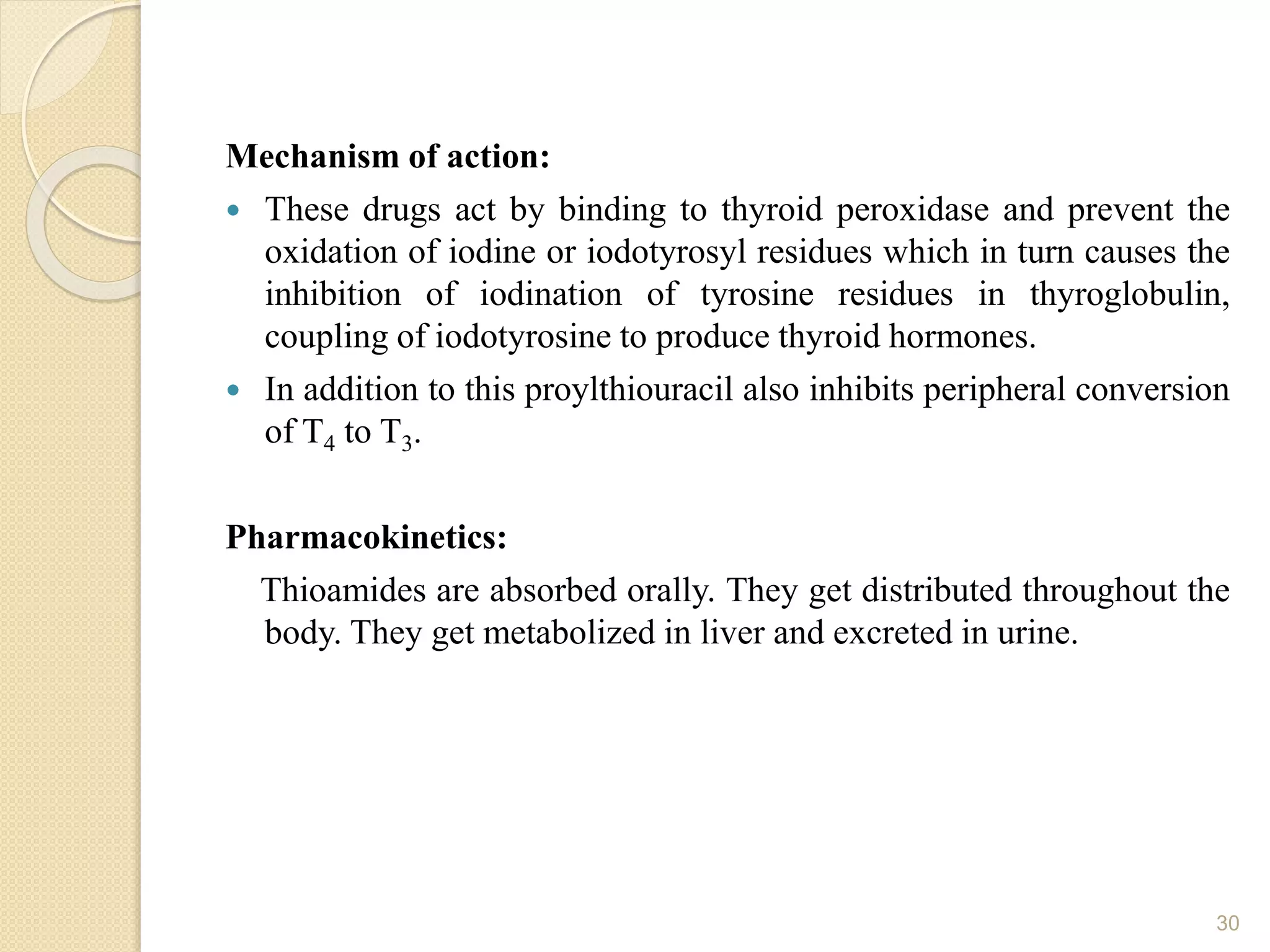 4th unit thyroid and antithyroid drugs | PPTX