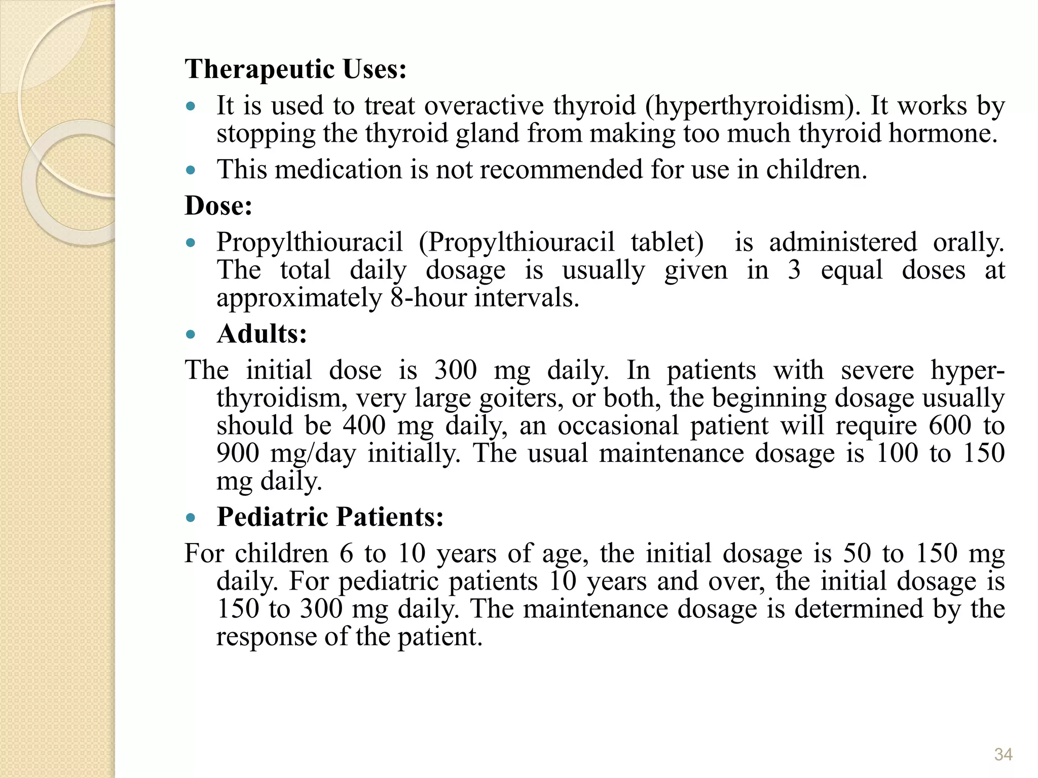 4th unit thyroid and antithyroid drugs | PPTX