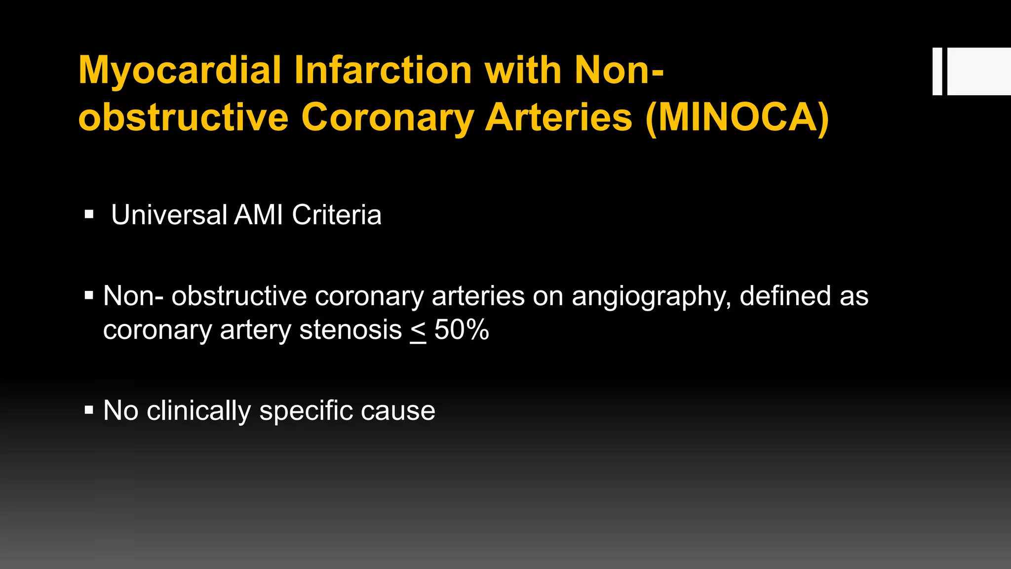 Universal Definition of Myocardial Infarct | PPTX