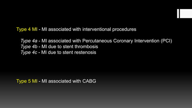Universal Definition of Myocardial Infarct | PPTX