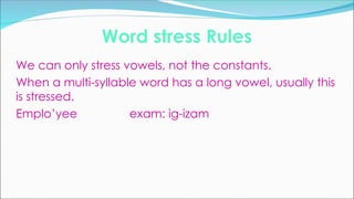 4 Thursday 10 Syllable and Stress Pronunciation-1.ppt