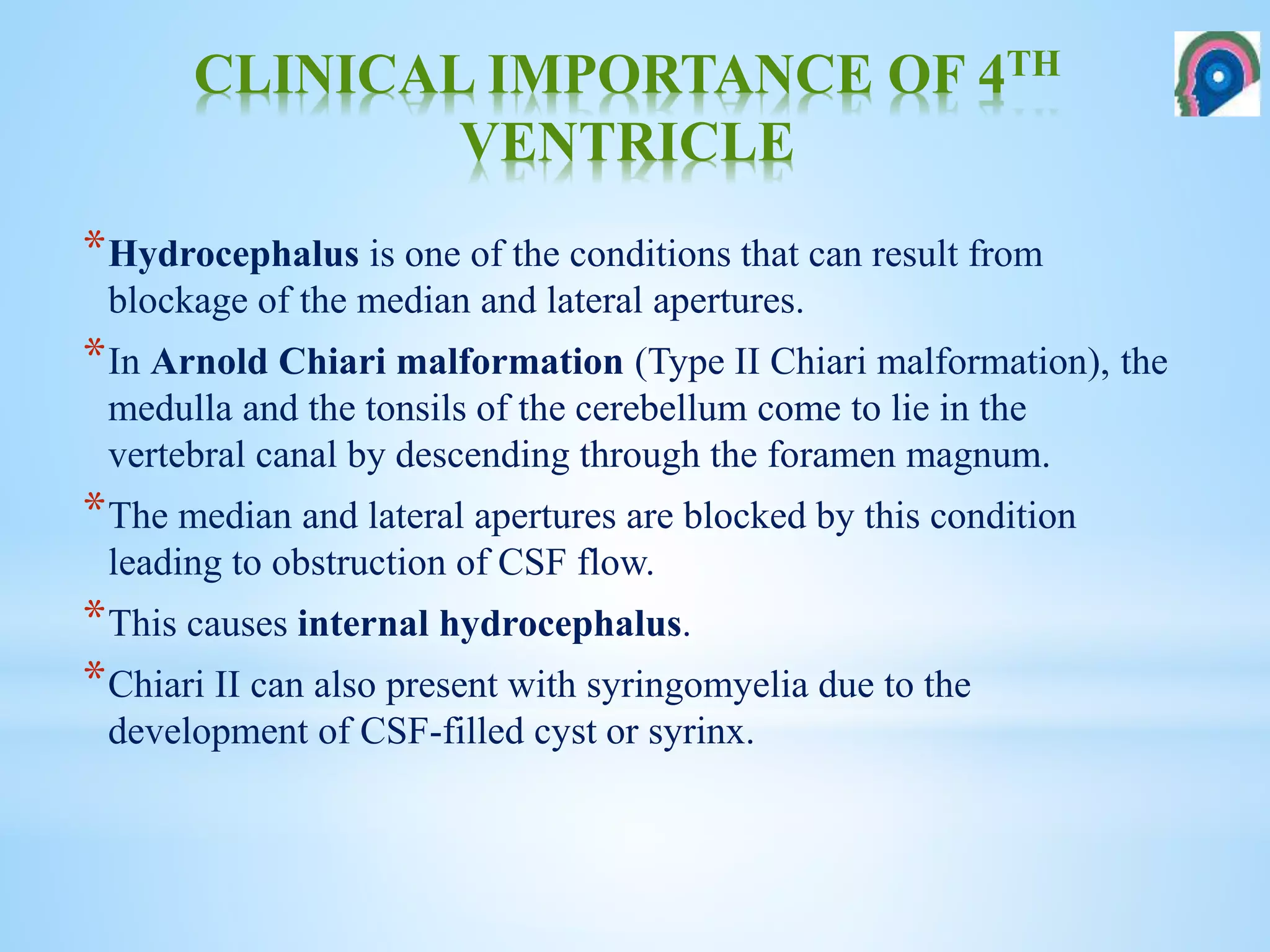 4 th ventricle- Anatomical and surgical perspective | PPTX