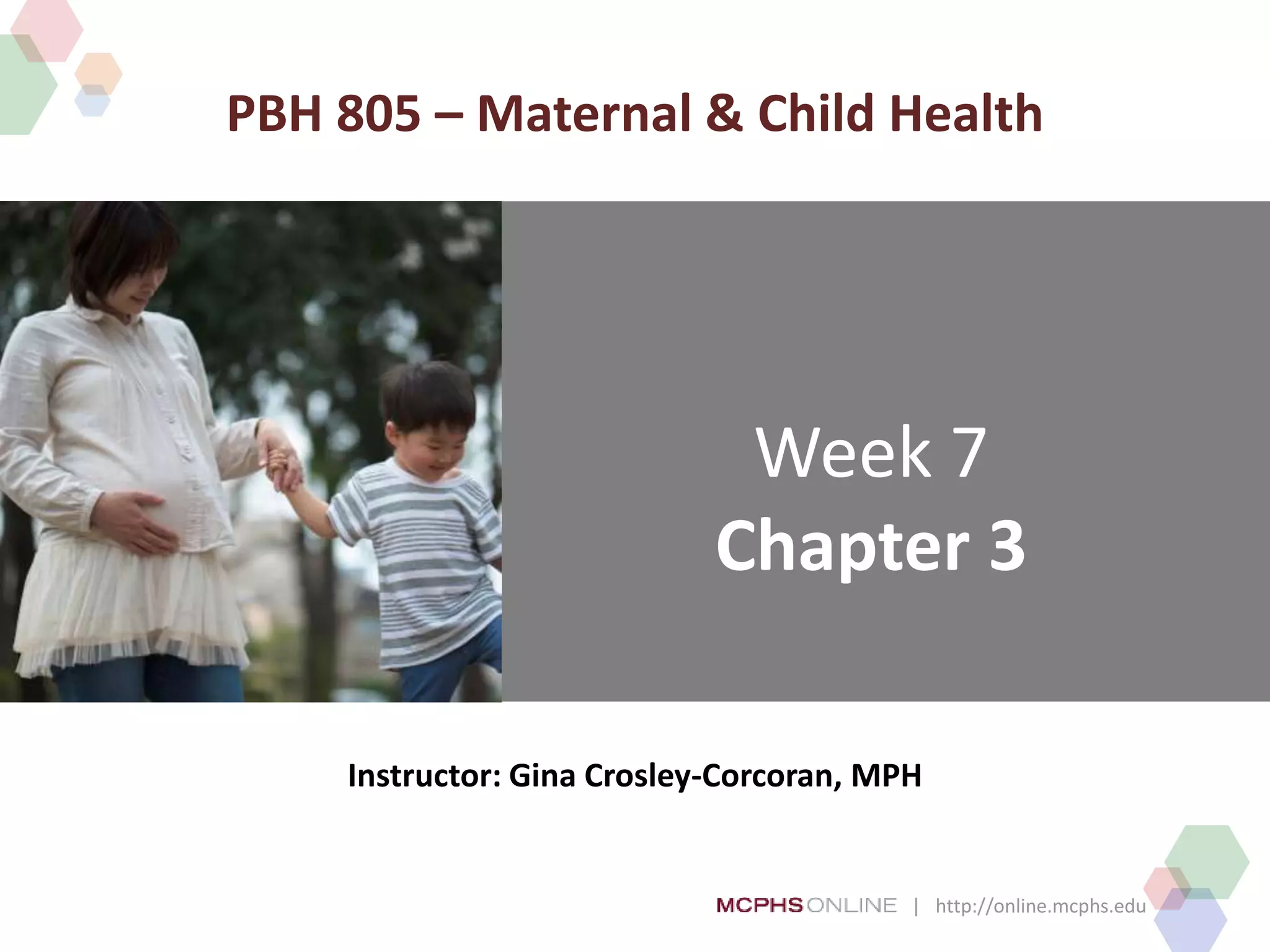 PBH 805: Week 7 Slides | PPT