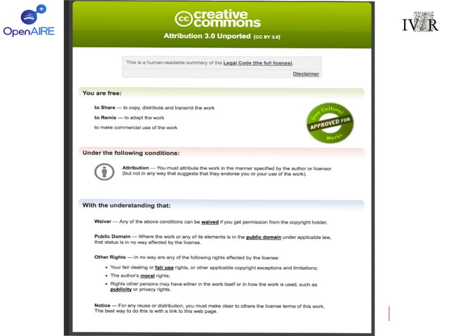 4th OpenAIRE Workshop, Thomas Margoni | PPT