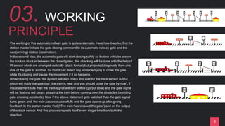 AUTOMATIC RAILWAY GATE AND SIGNALLING SYSTEM | PDF