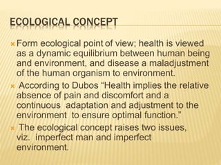 concept and scope of community health and community health nursing | PPTX