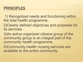 concept and scope of community health and community health nursing | PPTX
