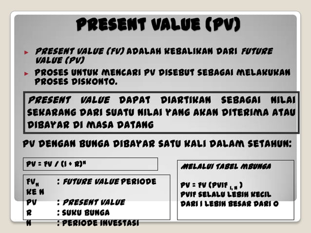 4 time value of money (manajemen keuangan) | PPTX