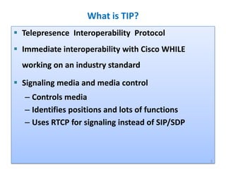 Cisco TIP Presentation | PPTX