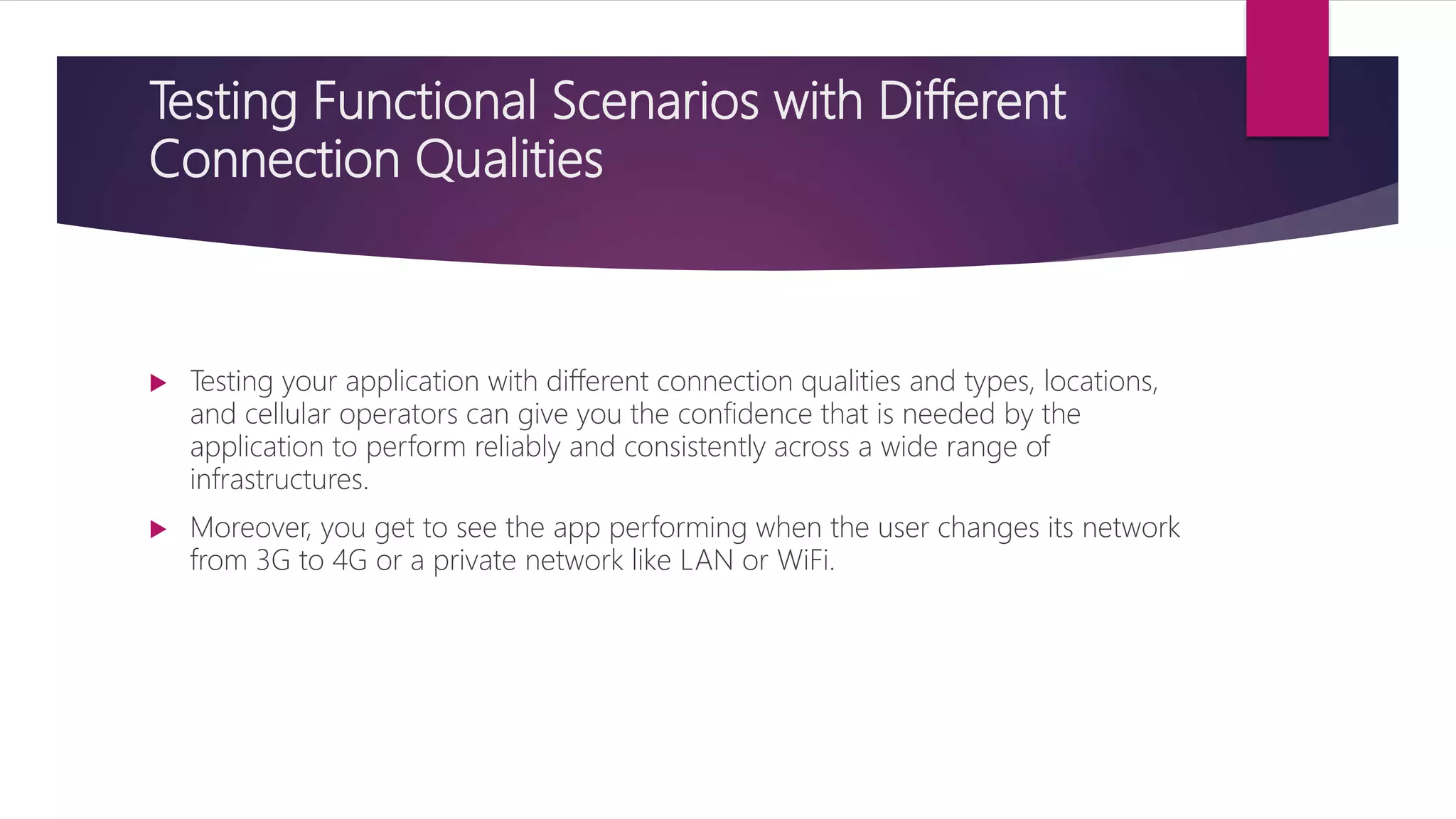 4 Tips For Application Level Performance Testing Ppt Pptx Computer