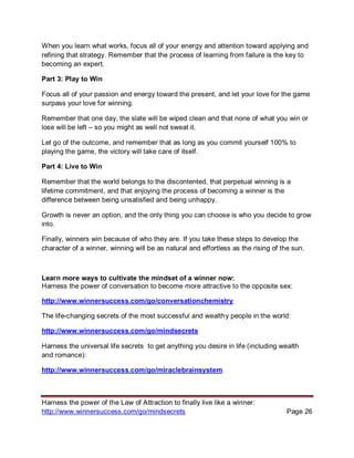 4 tips to be a winner in everything | PDF