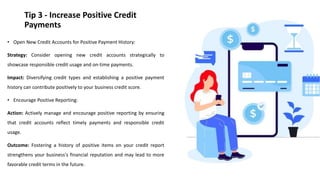 4 Tips to Improve Your Business Credit Score | PPTX
