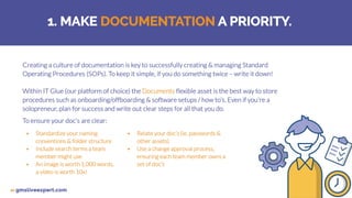 4 Tips to Mastering IT Documentation | PPT