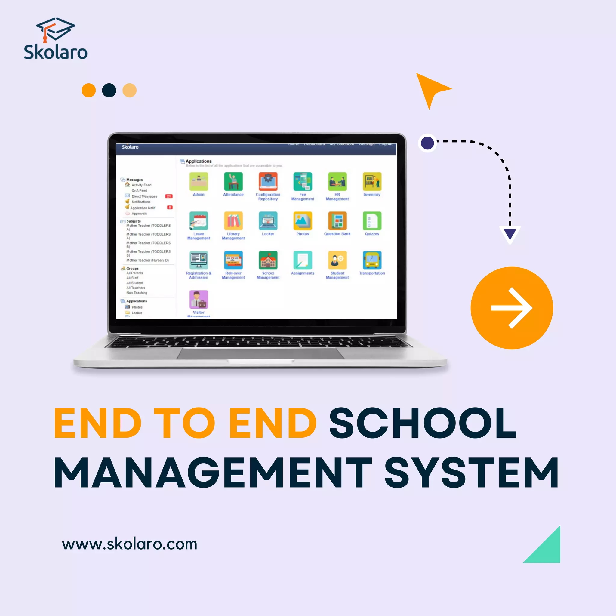 Skolaro - End to End School Management System | PDF | Technology & Computing