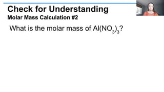 1.1 -moles_and_molar_mass_-_video_notes | PPTX