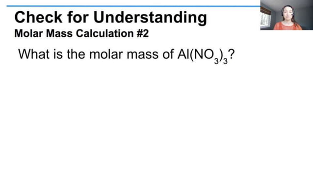 1.1 -moles_and_molar_mass_-_video_notes | PPTX