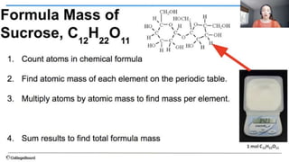 1.1 -moles_and_molar_mass_-_video_notes | PPTX