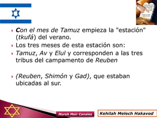 4to. mes hebreo tamuz | PPTX