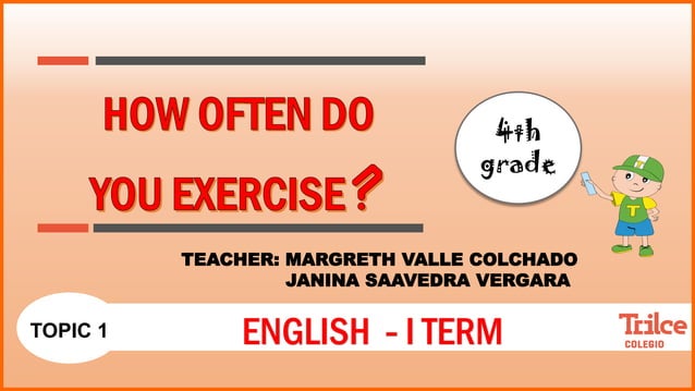 Diapositivas del curso de Ingles 4to sec. | PPT