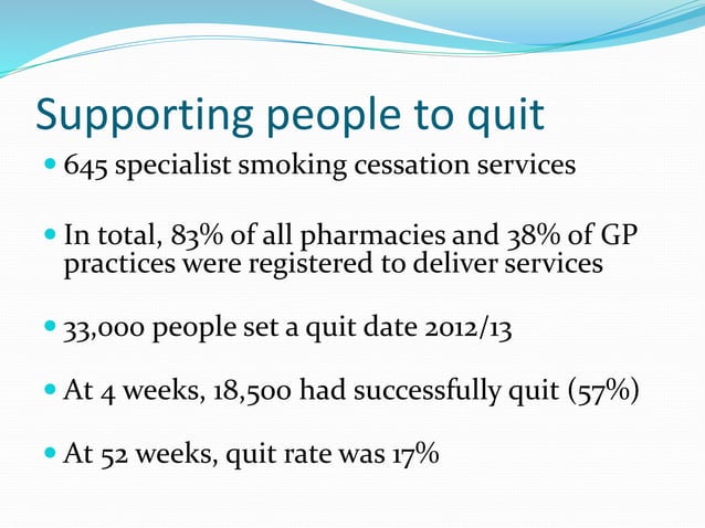 Tobacco Control Strategy - Gerard Collins | PPT