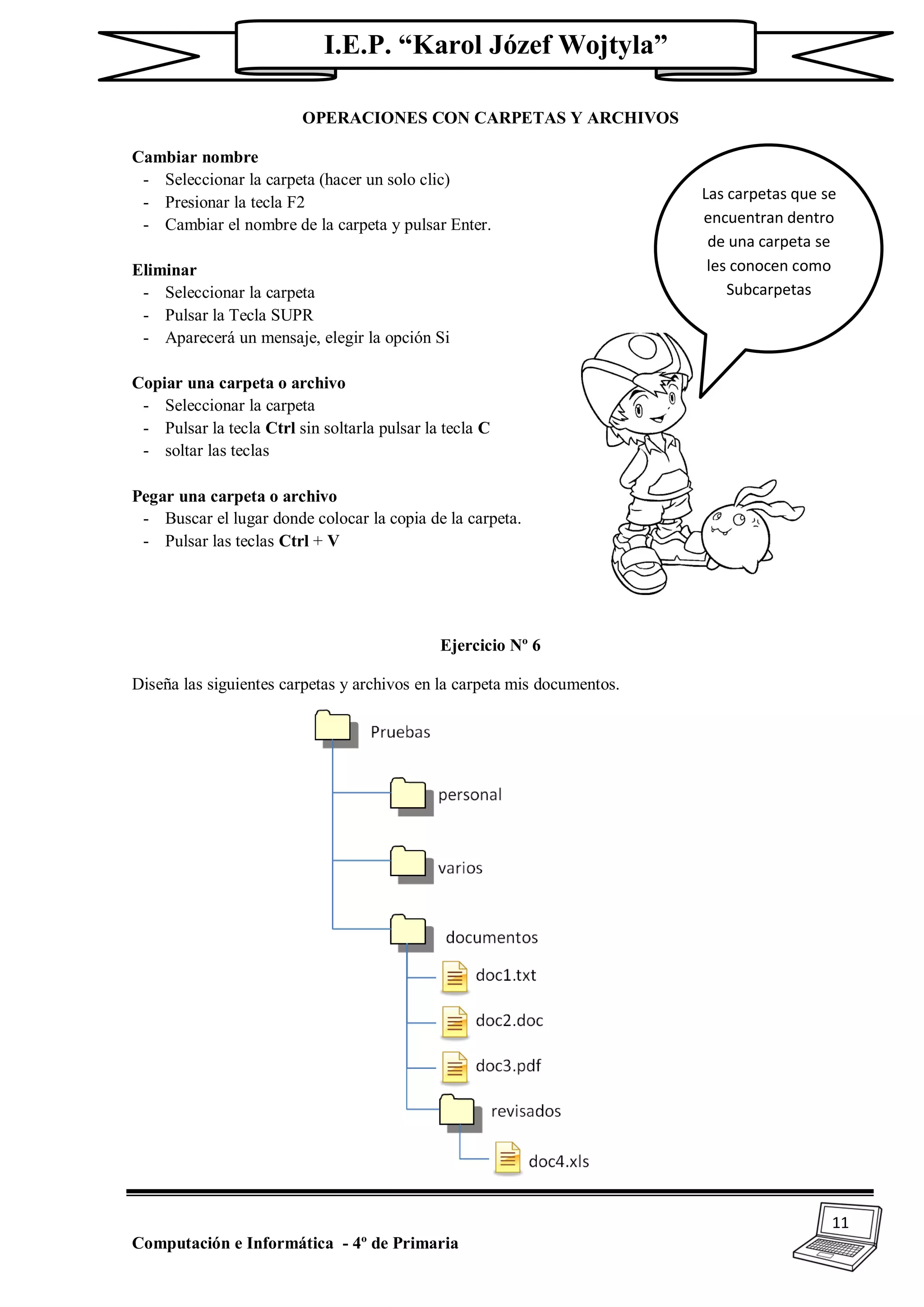 4to grado - Computación | PDF