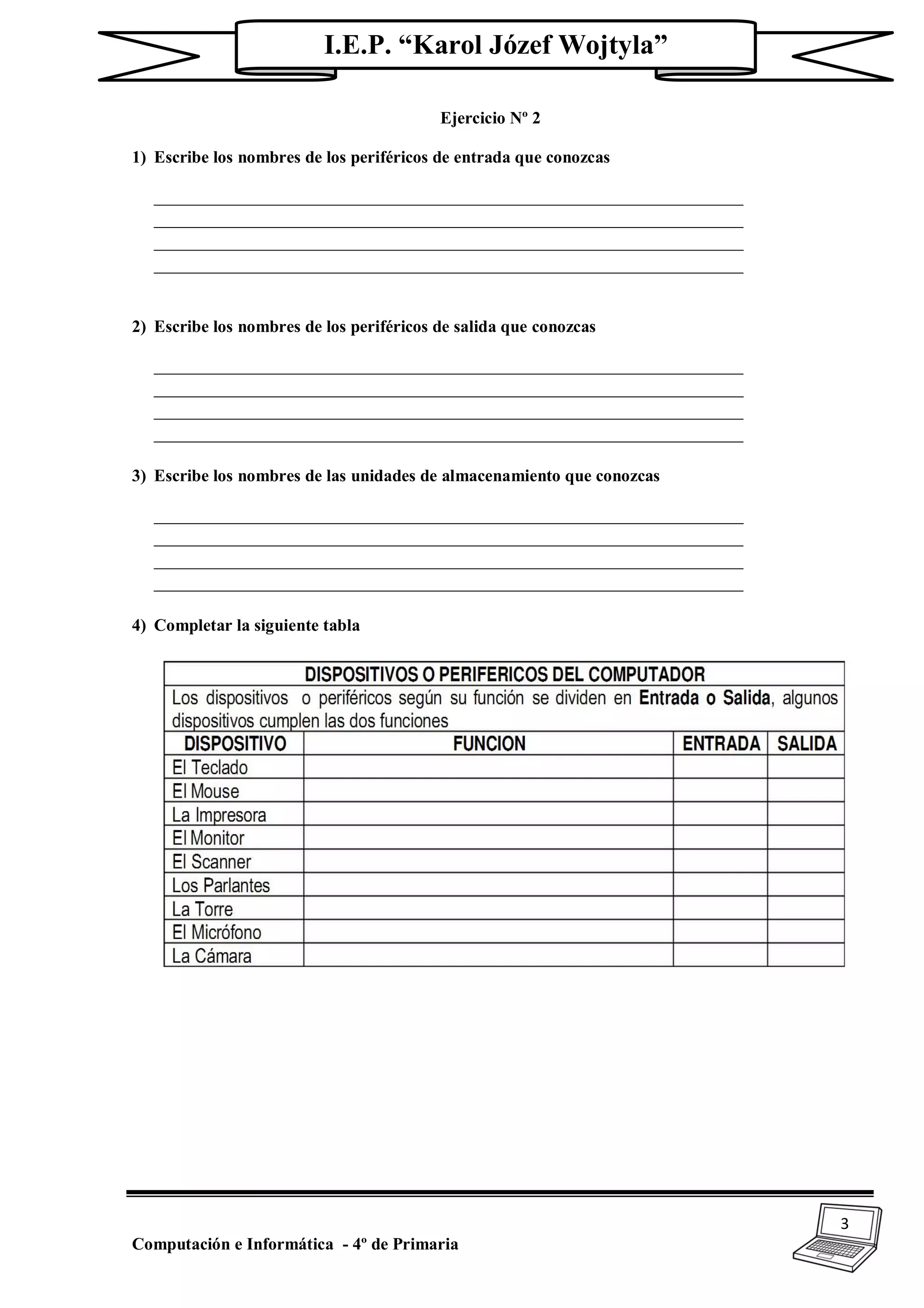 4to grado - Computación | PDF