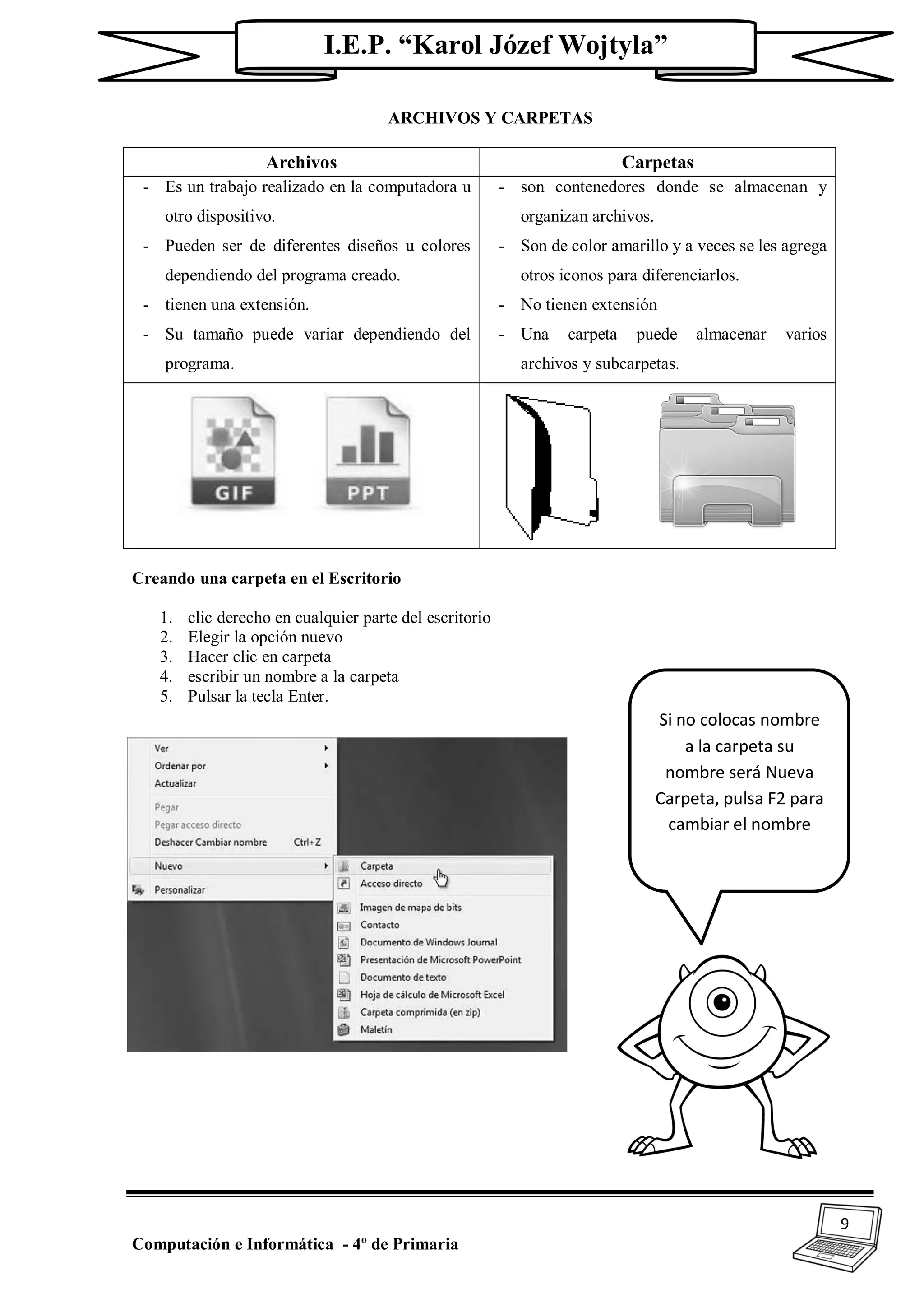4to grado - Computación | PDF