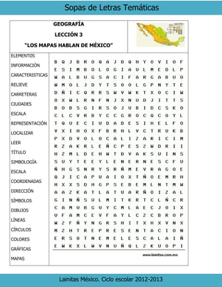 4to grado bloque 1 - sopa de letras | PDF