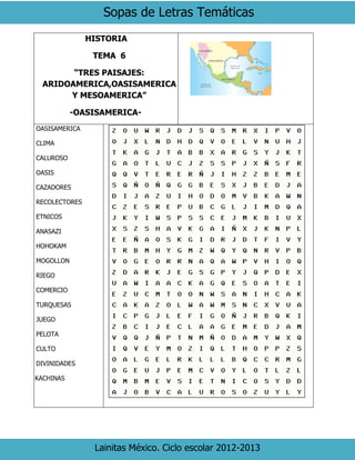 4to grado bloque 1 - sopa de letras | PDF