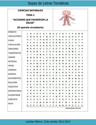 Sopa De Letras: La Respuesta Nerviosa (Teacher-Made), 59% OFF