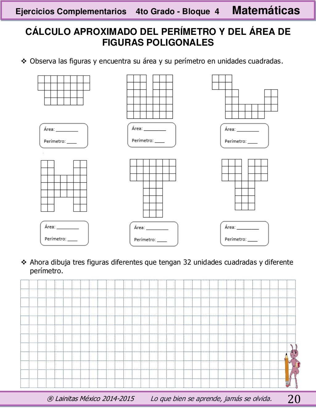 4to grado bloque 4 - ejercicios complementarios