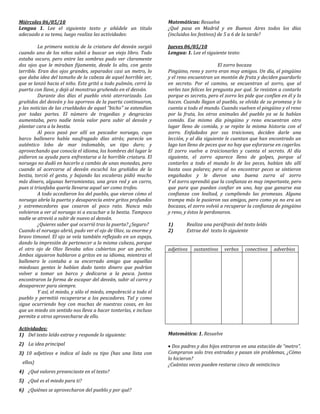 4to grado del 03 al 06 de mayo de 2010 | DOCX