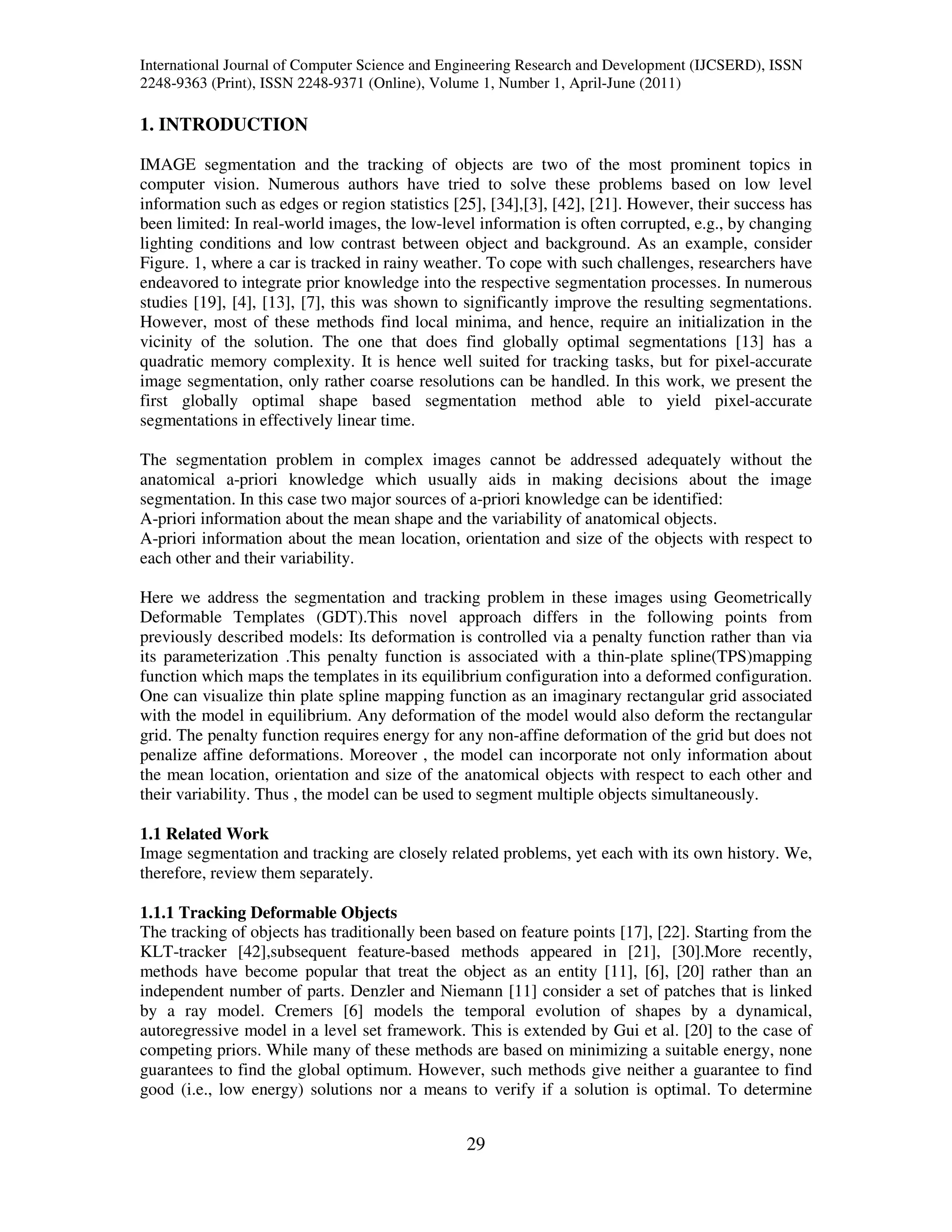 4 Tracking Objects Of Deformable Shapes Pdf