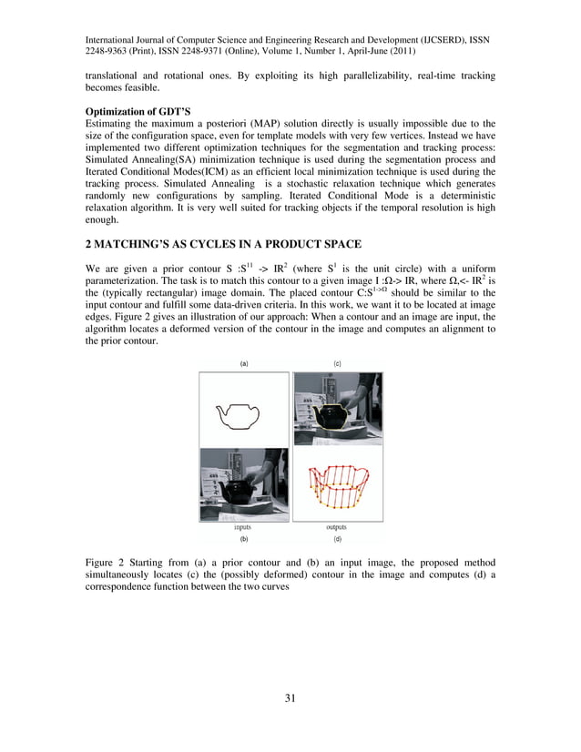 4 Tracking Objects Of Deformable Shapes Pdf