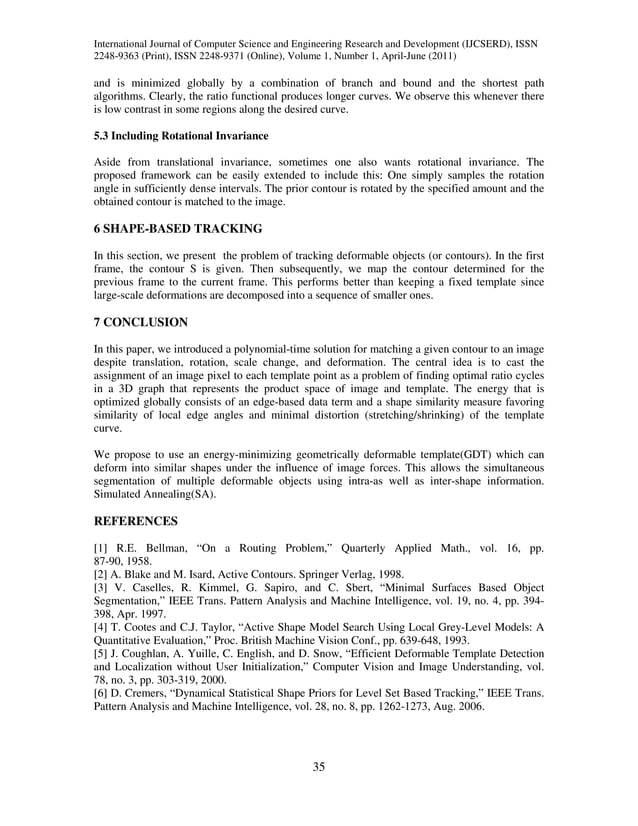 4 Tracking Objects Of Deformable Shapes Pdf