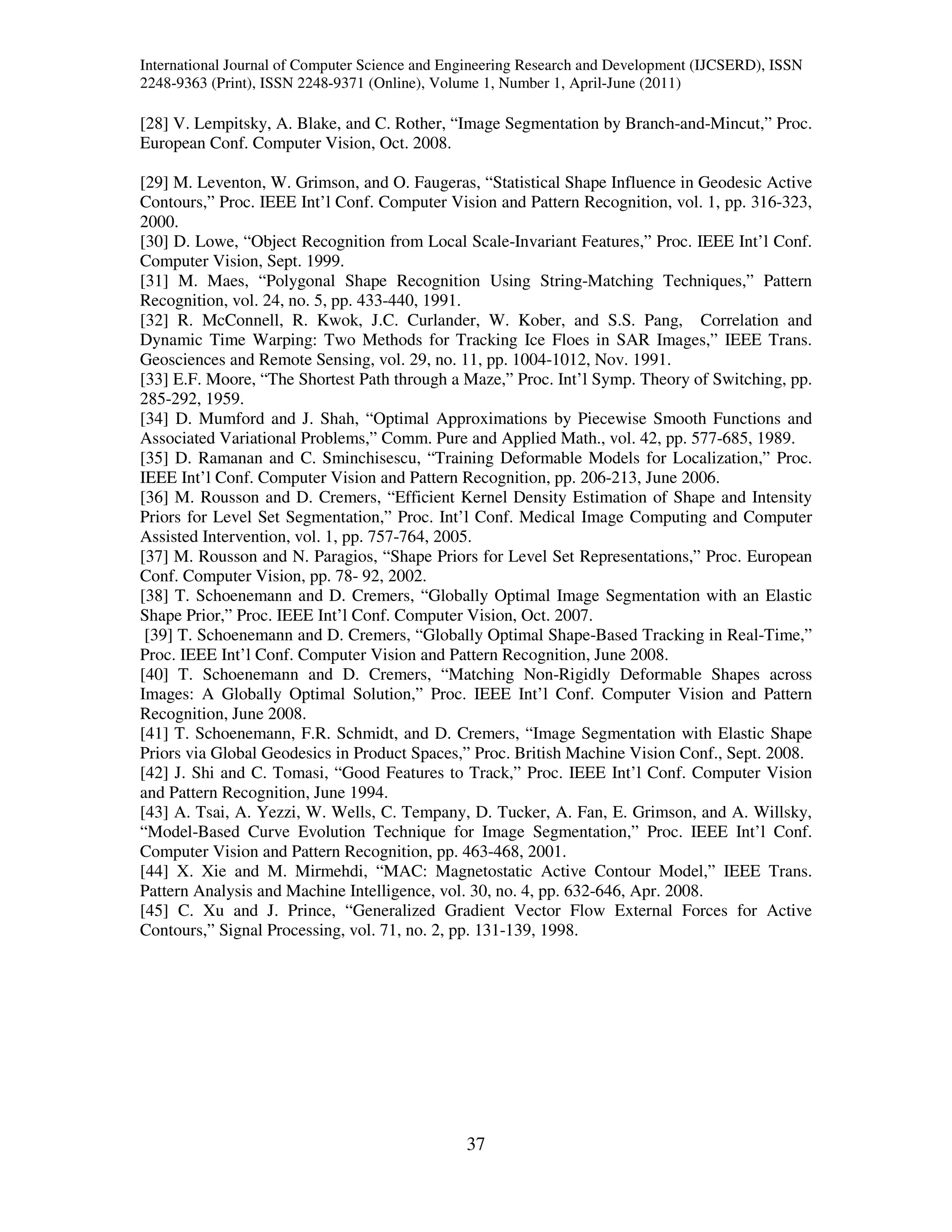 4 Tracking Objects Of Deformable Shapes 1 Pdf 7515