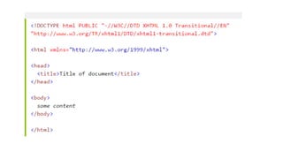 4_Traditional html vs xhtml.ppt