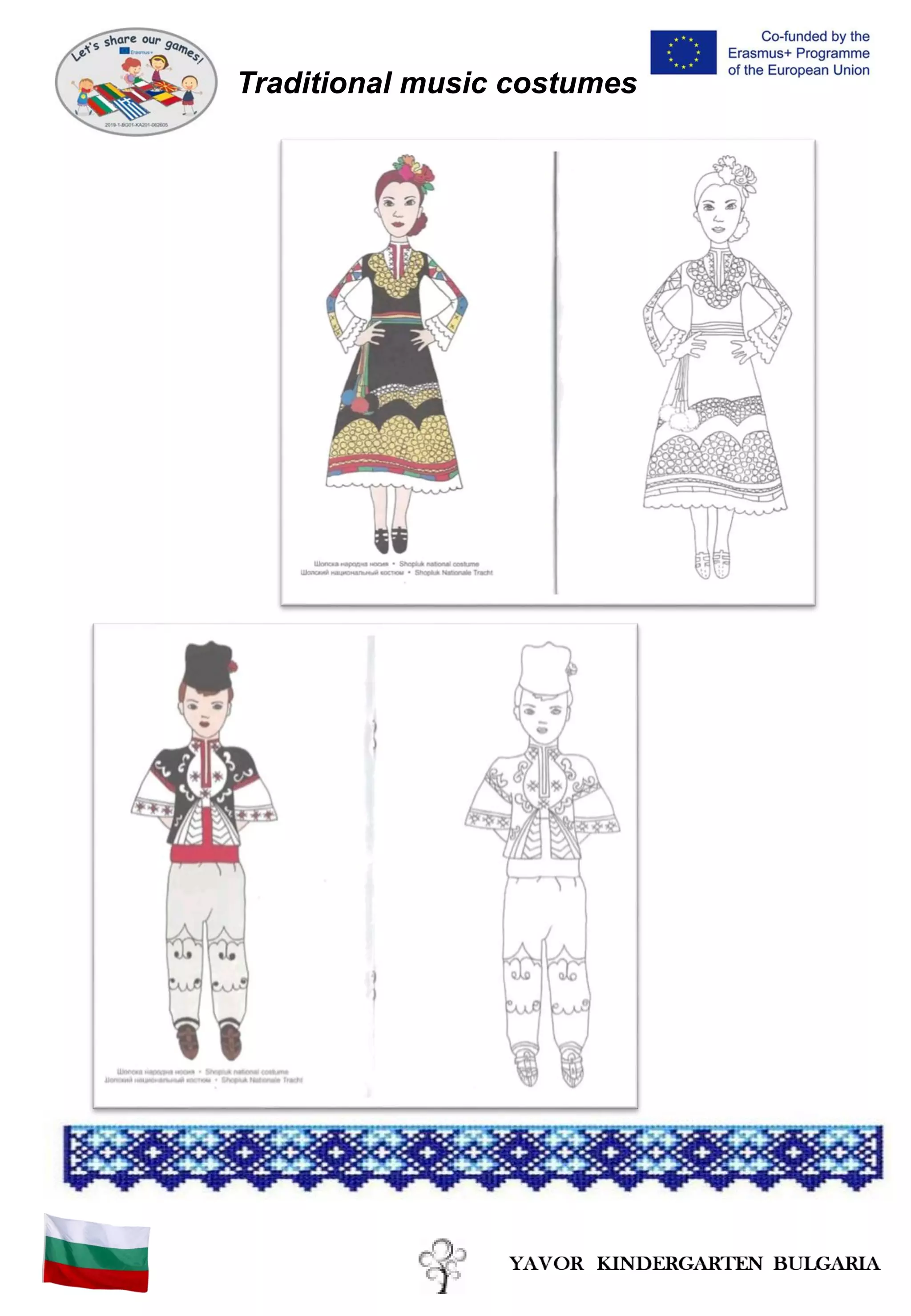 Traditional Music costumes "Let's share our games!" | PDF | Women\'s ...
