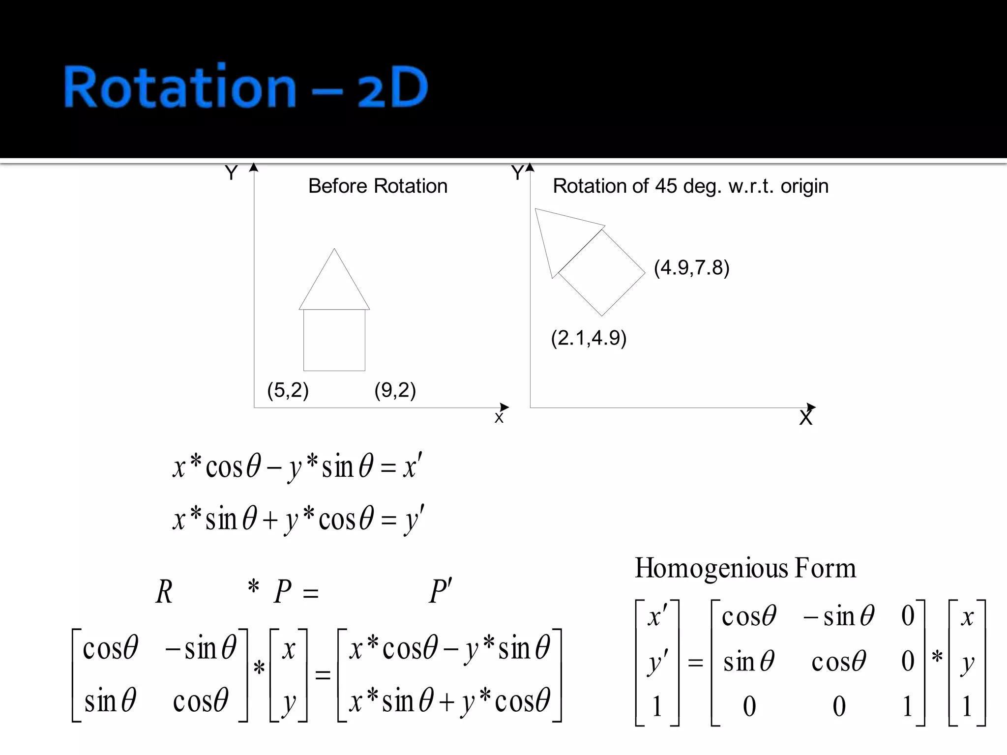 Transformations computer graphics | PPTX