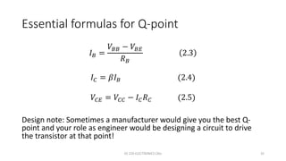 4 Transistor Theory Bipolar Junction Transistors | PDF
