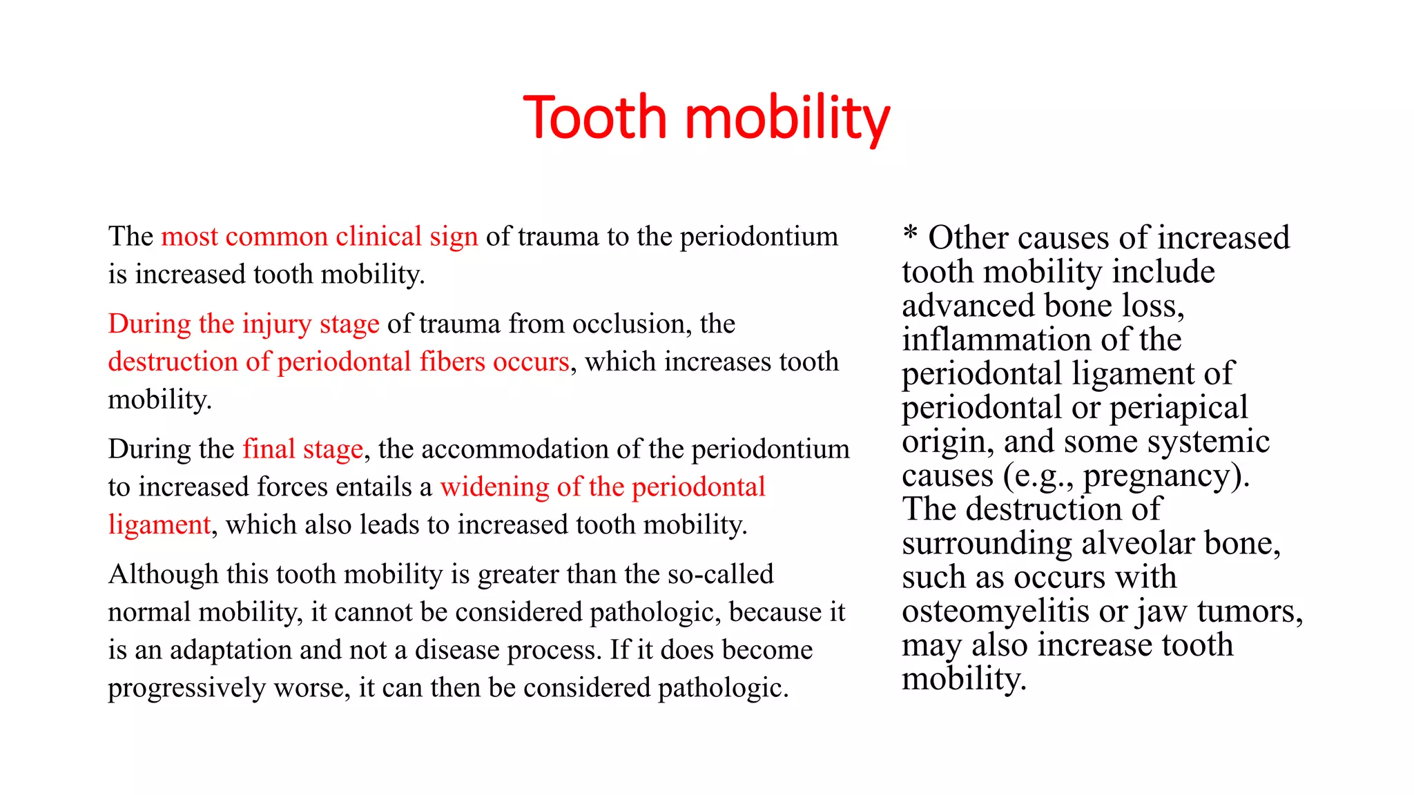 Trauma from Occlusion | PDF
