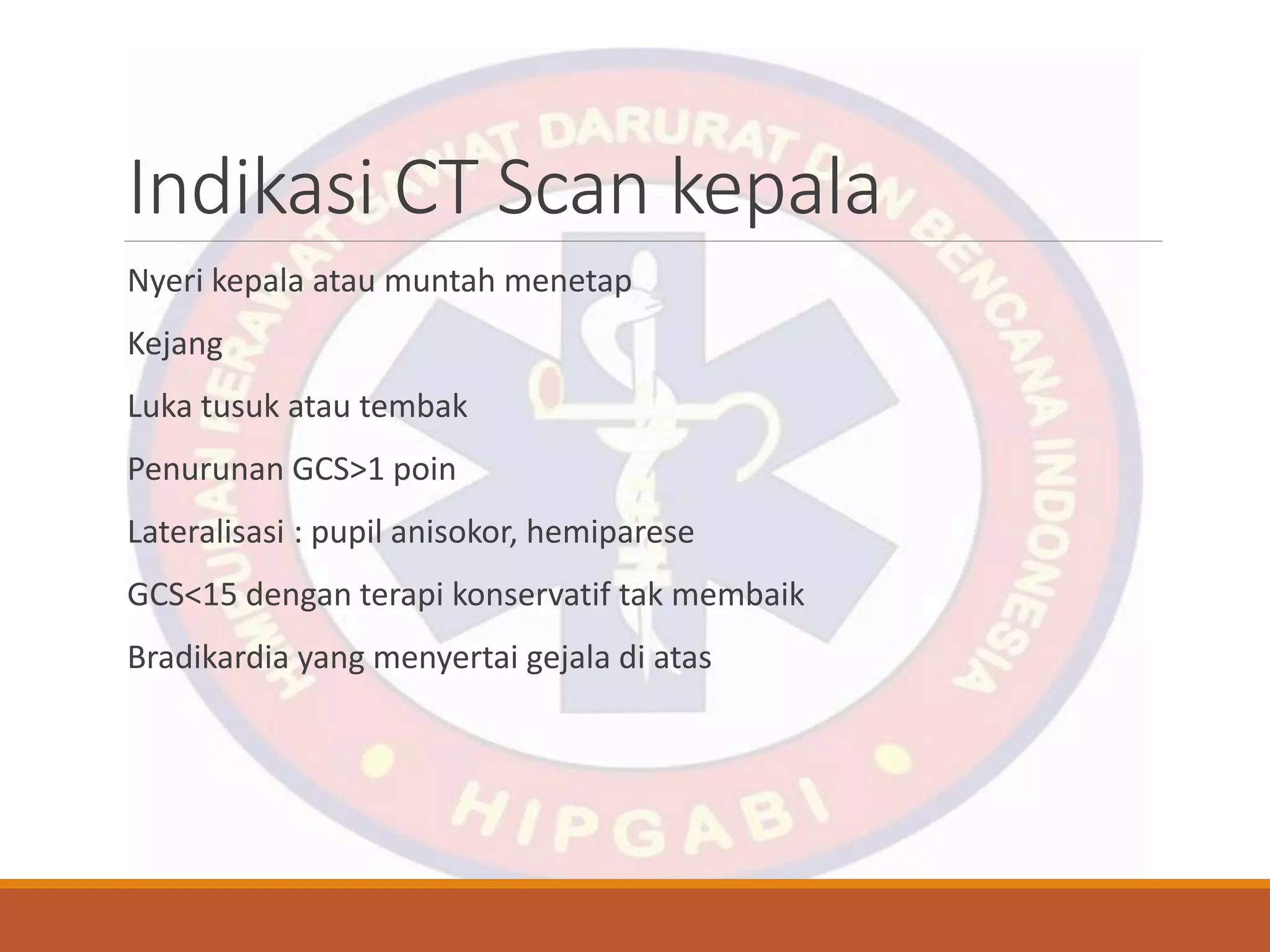 4 Trauma Kepala & Spinal | PDF