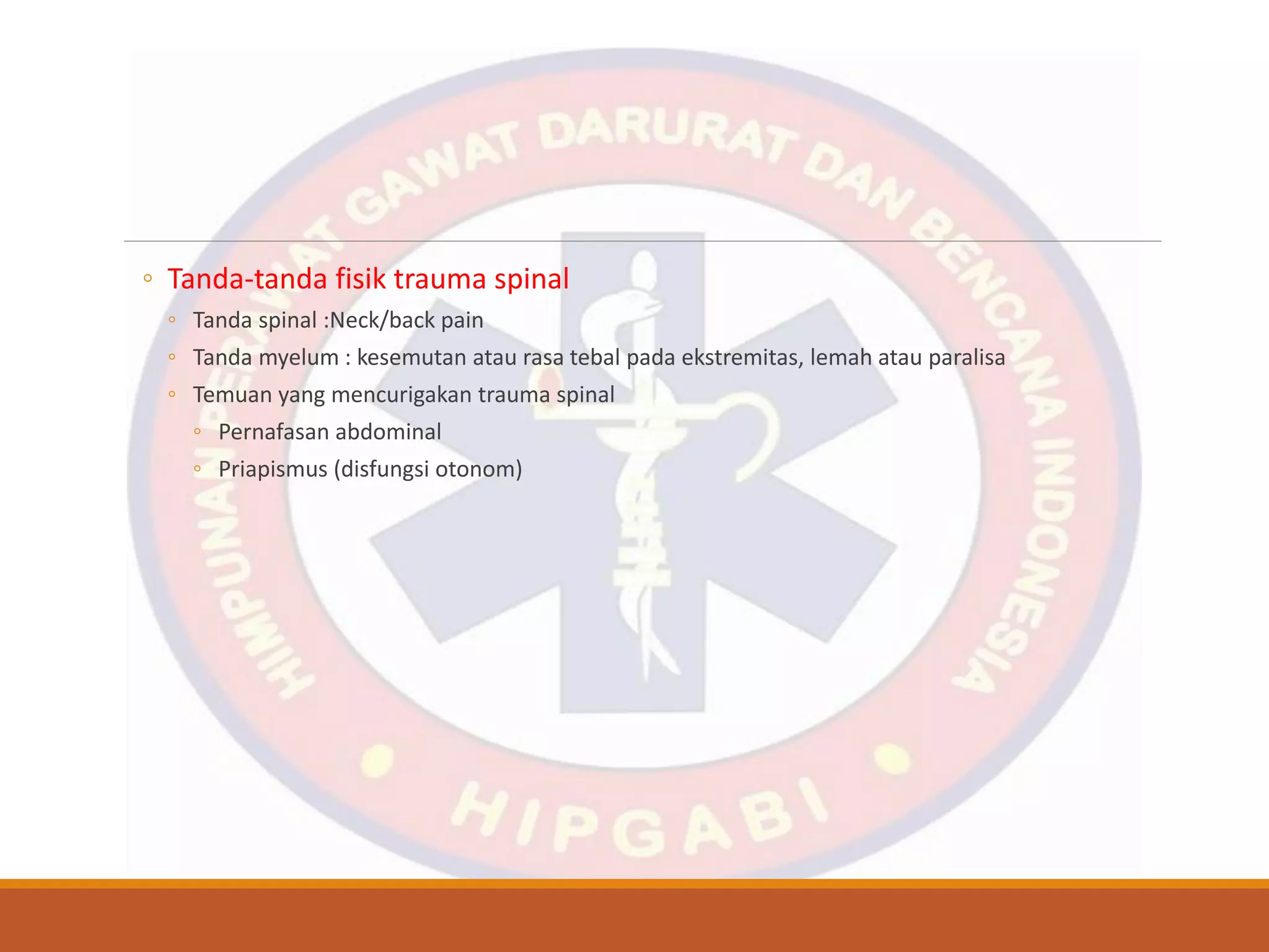 4 Trauma Kepala & Spinal | PDF