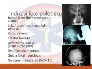 4 Trauma Kepala & Spinal | PDF