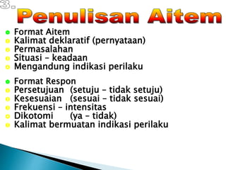 penulisan aitem statistika inferesnsialj | PPT