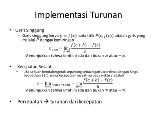 4 turunan | PPTX