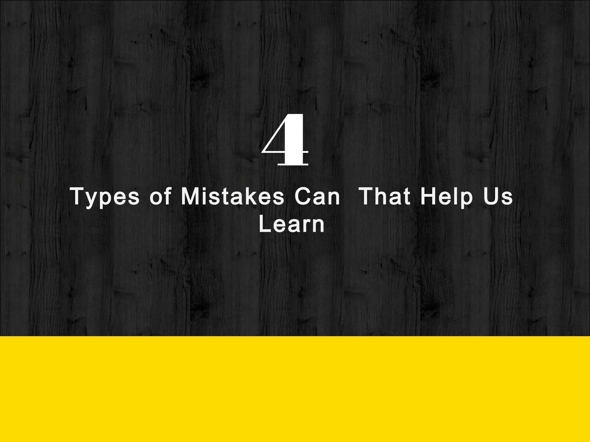 4 types of mistakes | PPT