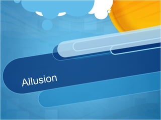 Types of allusion | PPTX